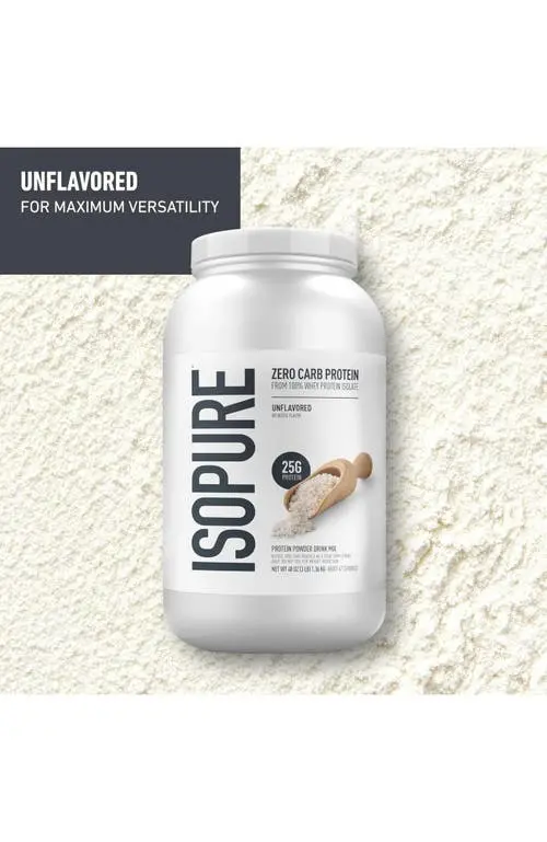 ISOPURE Zero Carb High Protein Whey Isolate Powder