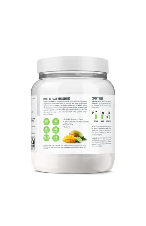 ISOPURE Clear Low Carb Whey Protein Isolate Mango Lime Powder