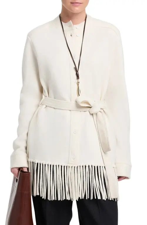 TWP Thea Cashmere Jacket - Ivory