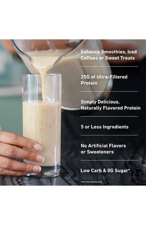 ISOPURE Low Carb Naturally Sweetened Vanilla Protein Powder