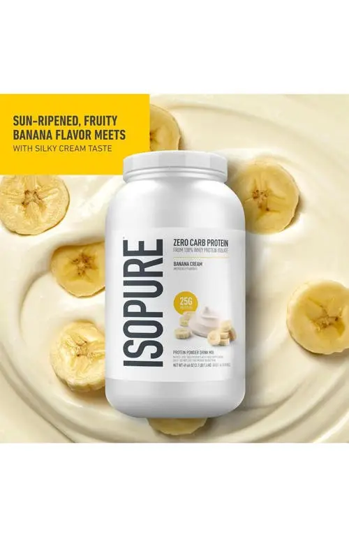 ISOPURE Zero Carb Protein Powder Banana Cream