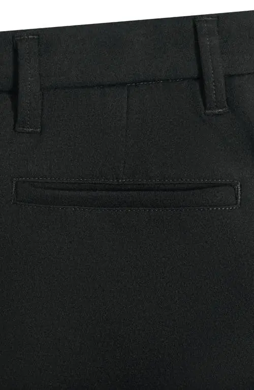 Bugatchi Flat Front Wool Blend Chino Pants - Black