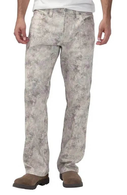 SILVER JEANS CO. Zac Distressed Relaxed Straight Leg Jeans - Distressed Tree