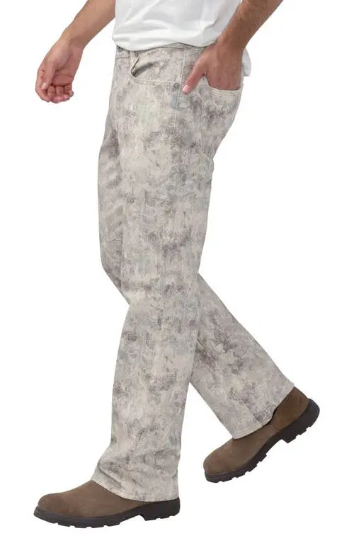 SILVER JEANS CO. Zac Distressed Relaxed Straight Leg Jeans