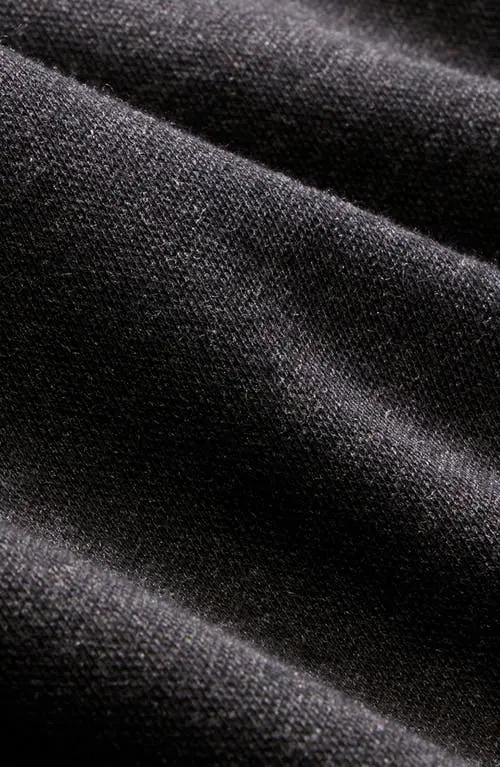 Mizzen+main Quarter Zip Sweater - Black Heather