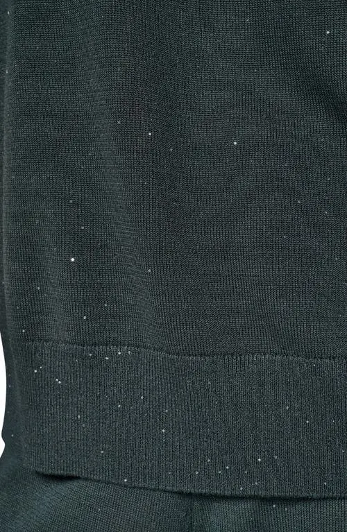 Donna Karan New York Metallic Cap Sleeve Sweater