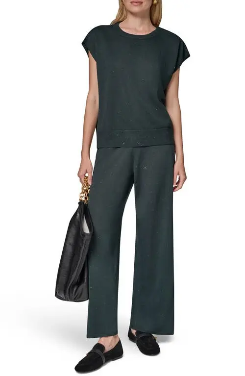 Donna Karan New York Metallic Sequined Sweater