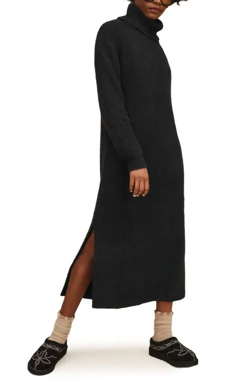 UGG Atlie Turtleneck Rib Dress - Black