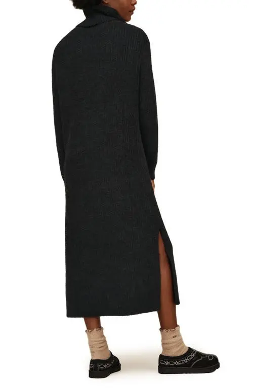 UGG Atlie Turtleneck Rib Dress - Black