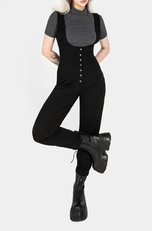 DISTURBIA Alicia Tailored Suspender Jumpsuit