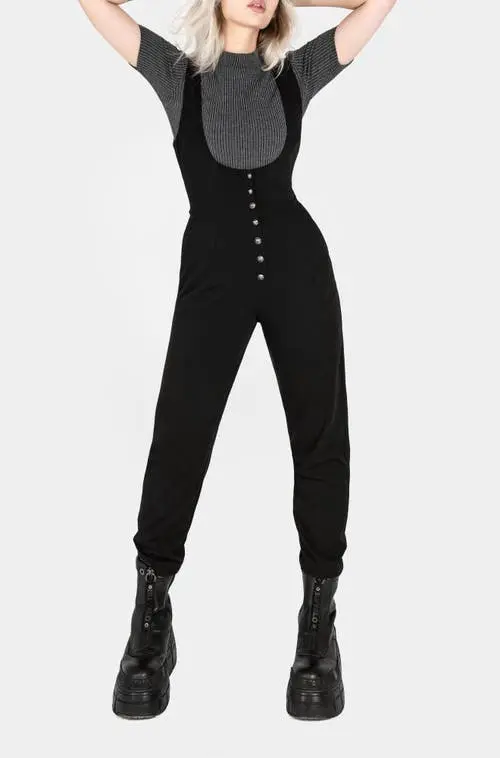 DISTURBIA Alicia Tailored Suspender Jumpsuit