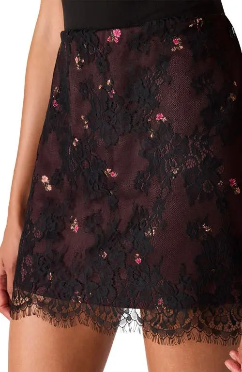 Steve Madden Janette Lace Miniskirt