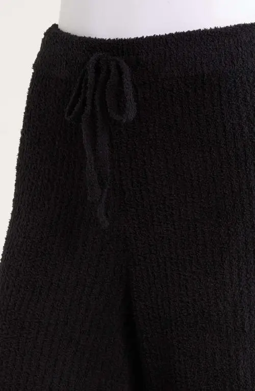 UGG Couria Straight Leg Ribbed Lounge Pants - Black