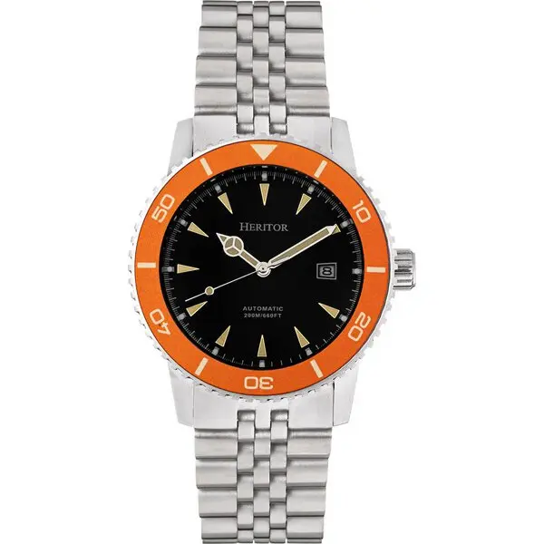 HERITOR AUTOMATIC Diver Watch - Orange