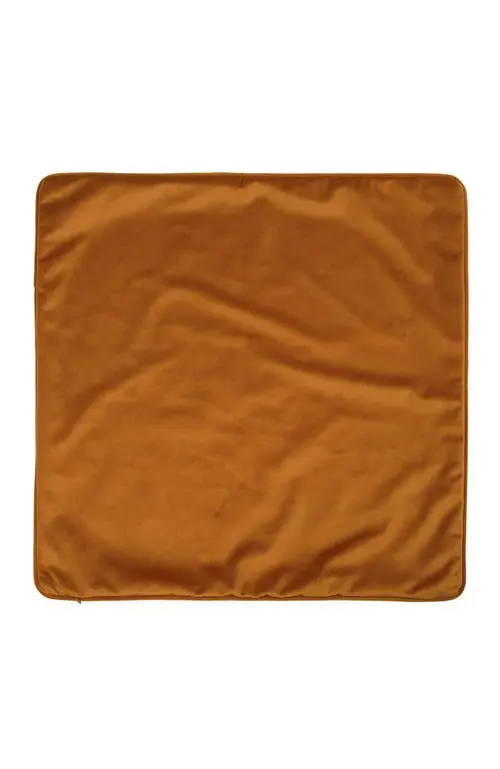 GLITZHOME 20x20 Faux Burlap Pumpkin Pillow Cover