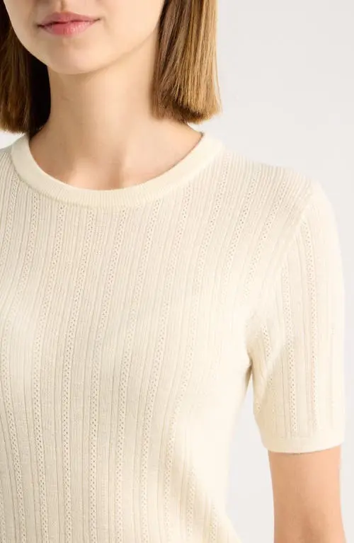 Rag & Bone Rhodes Crewneck Sweater - White