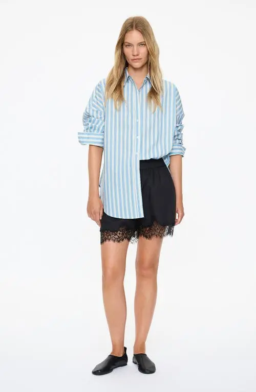 LMND Lumi Lace Trim Shorts