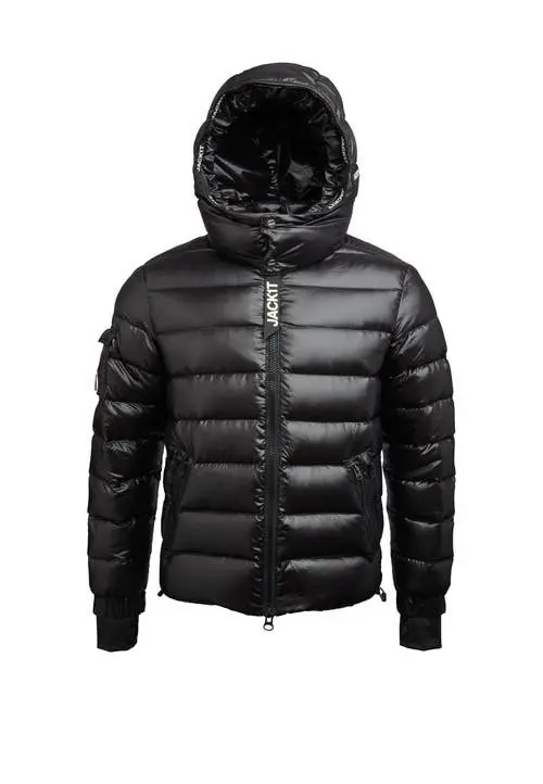 JACK1T Quilted Hooded Puffer Jacket