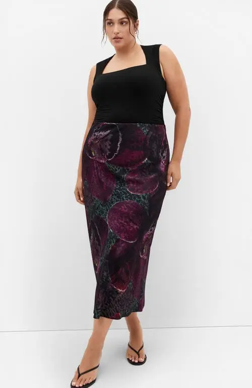 City Chic Sienna Midi Skirt