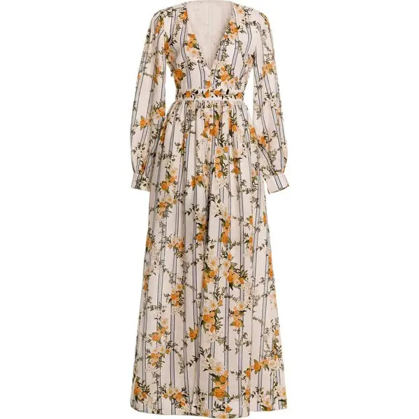 Agua Bendita Frambuesa Valle Maxi Dress - Multicolor