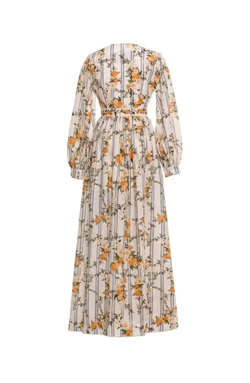 Agua Bendita Frambuesa Valle Maxi Dress