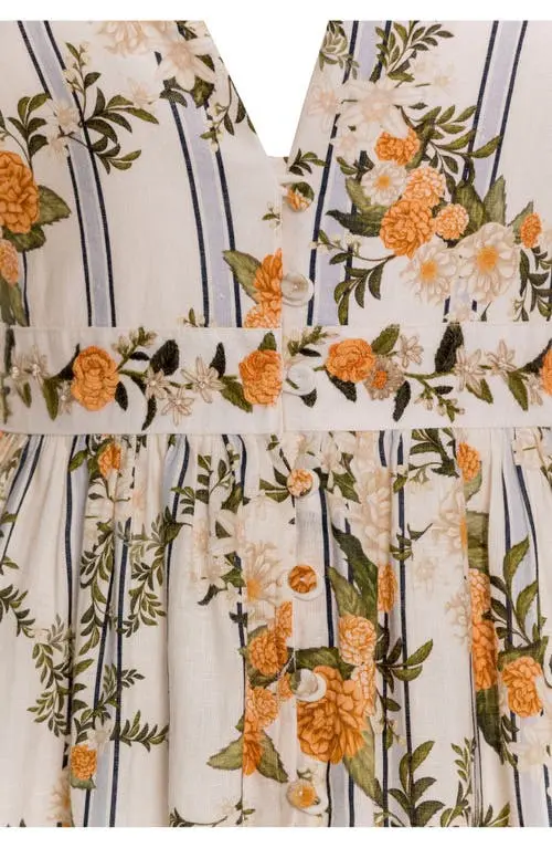 Agua Bendita Frambuesa Valle Maxi Dress