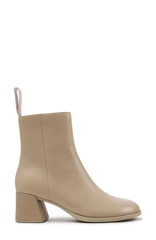 Camper Kora Leather Bootie - Light Beige