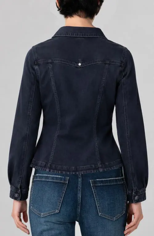 LIVERPOOL Fitted Patch Pocket Denim Jacket