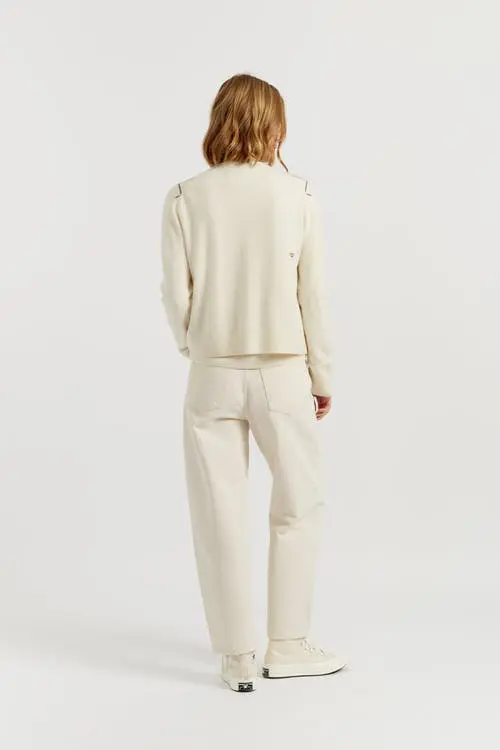 Chinti & Parker Wool-cashmere Diamond Cardigan