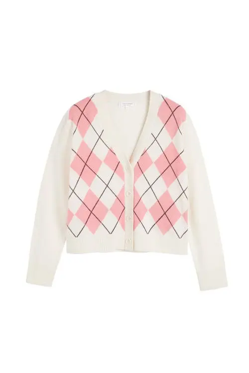 Chinti & Parker Wool-cashmere Diamond Cardigan