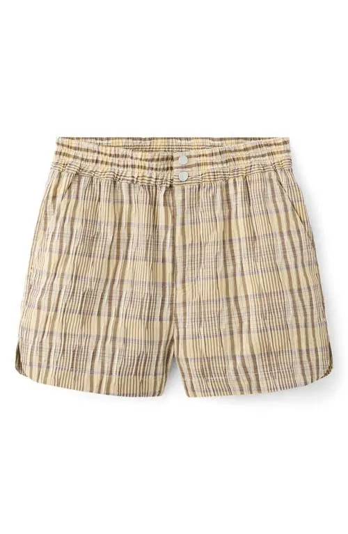 Mango Jollie Plaid Shorts