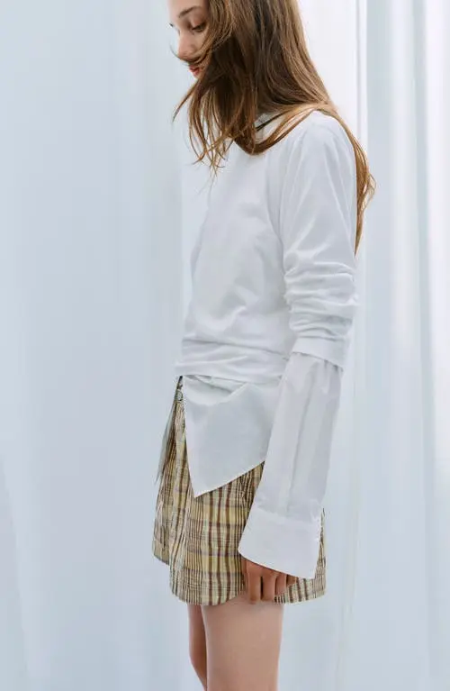 Mango Jollie Plaid Shorts
