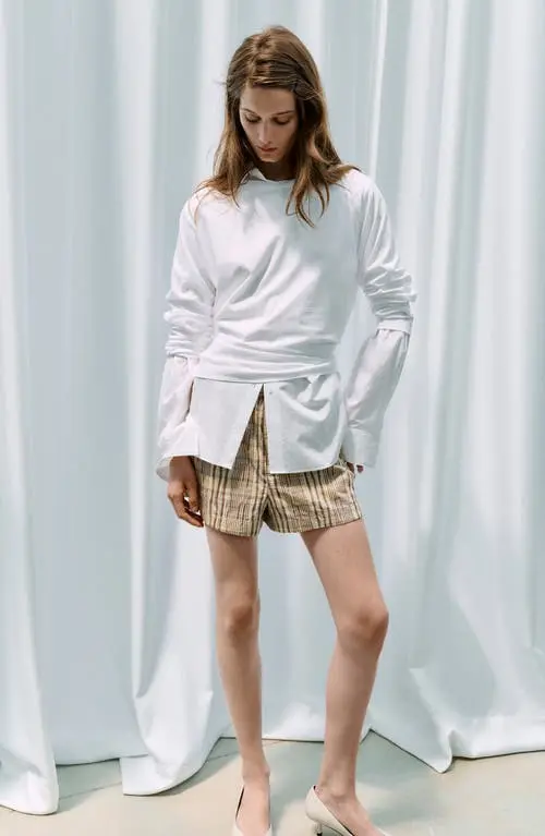Mango Jollie Plaid Shorts