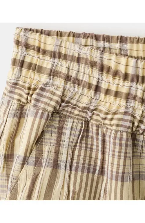 Mango Jollie Plaid Shorts