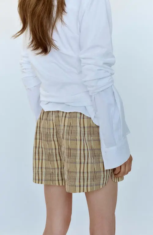Mango Jollie Plaid Shorts