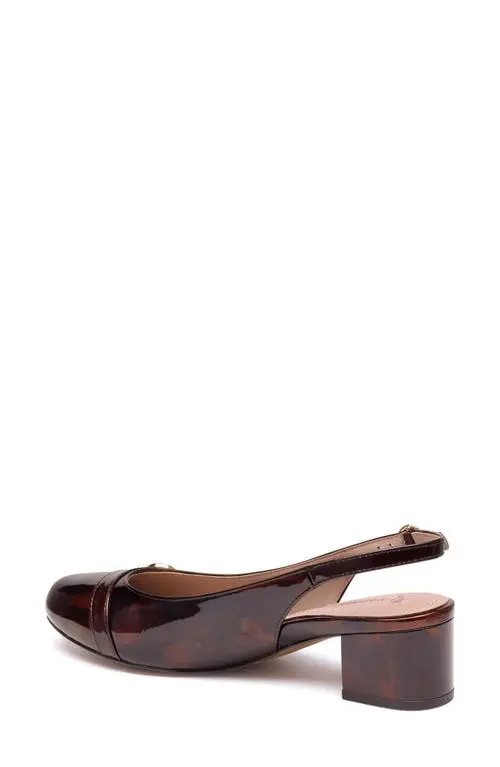Johnston & Murphy Sienna Slingback Pump - Dark Brown Leather
