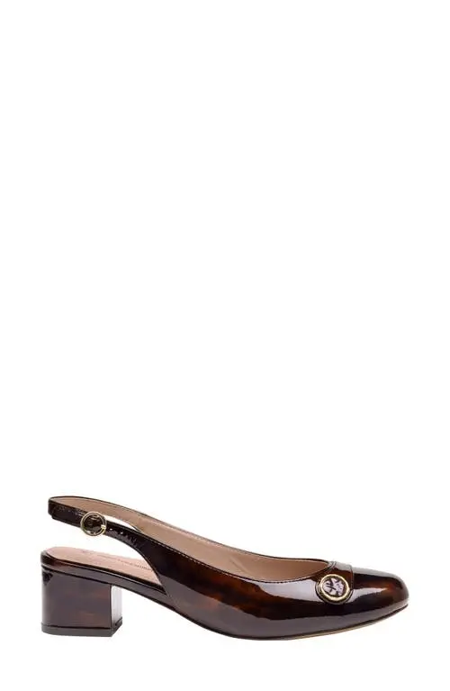 Johnston & Murphy Sienna Slingback Pump - Dark Brown Leather