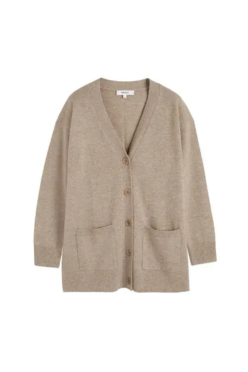 Chinti & Parker Wool-cashmere Long Cardigan - Warm Oatmeal