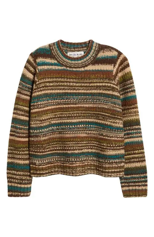 CITY BLUES Mixed Stripe Sweater