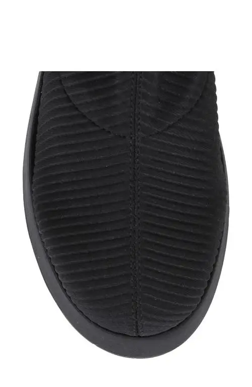 Bc Footwear Koko Ribbed Stretch Wedge Bootie