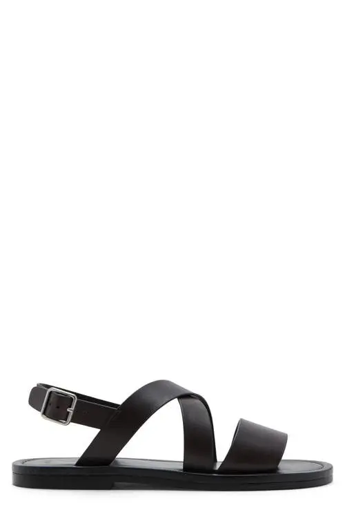 Mango Crisscross Leather Sandal