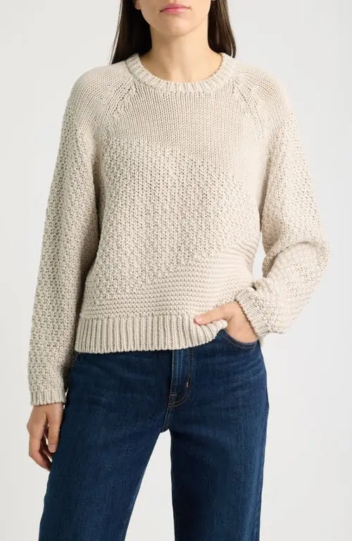 Eileen Fisher Organic Cotton Sweater - Pale Stripe