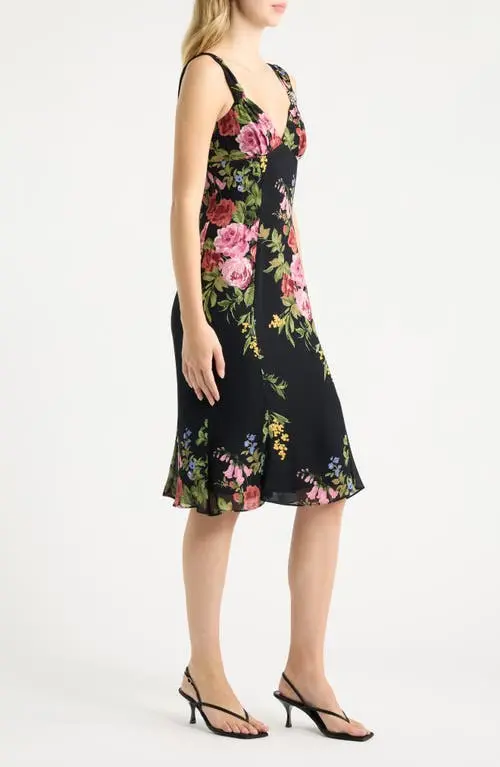 REFORMATION Macie Floral V-neck Dress - Gala