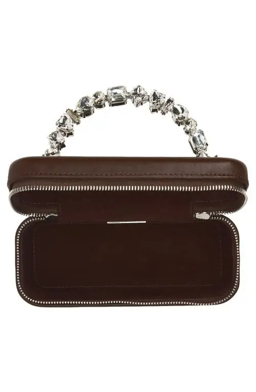 L’ALINGI L'alingi Taliya Crystal Handle Vanity Case Bag