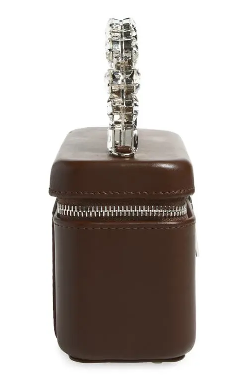 L’ALINGI L'alingi Taliya Crystal Handle Vanity Case Bag