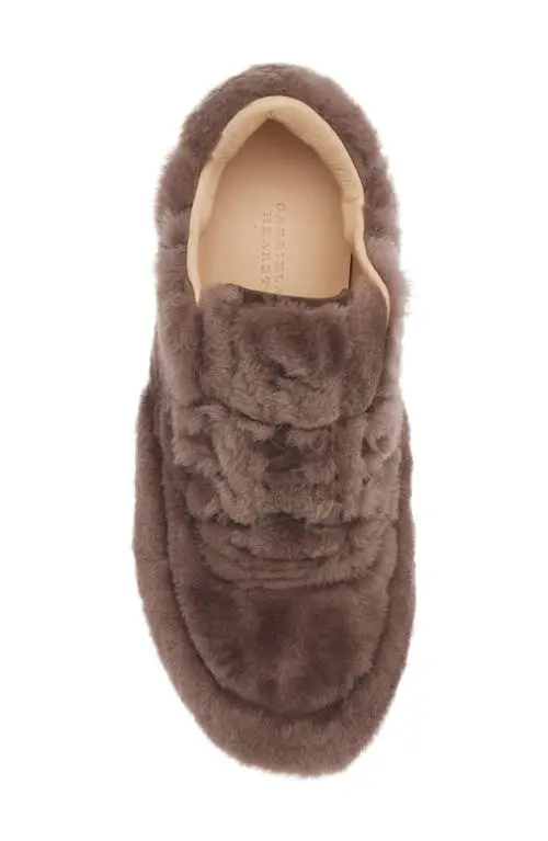 Gabriela Hearst Genuine Shearling High Top Sneakers