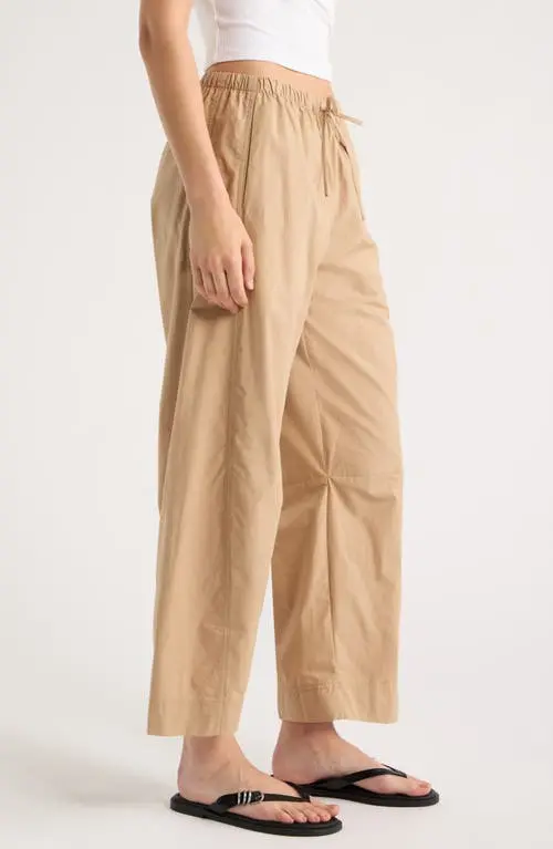 REFORMATION Elara Organic Cotton Poplin Drawstring Pants