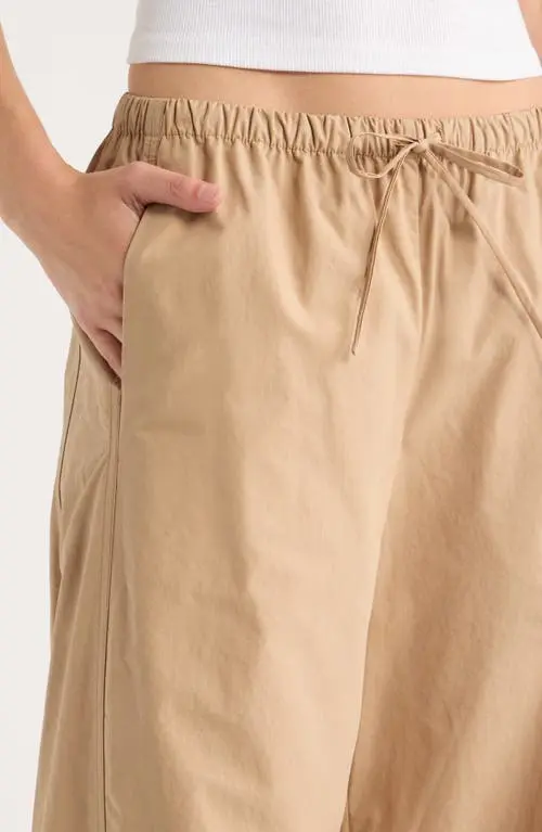 REFORMATION Elara Organic Cotton Poplin Drawstring Pants