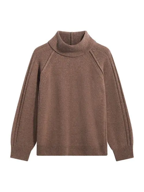 Gerard Darel Robi Wool Blend Roll Neck Sweater
