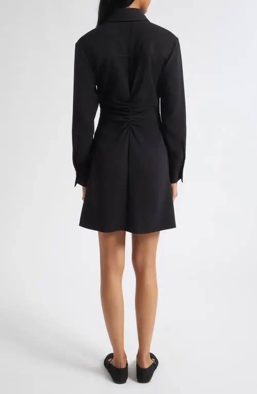 Veronica Beard Shiloh Ruched Shirtdress